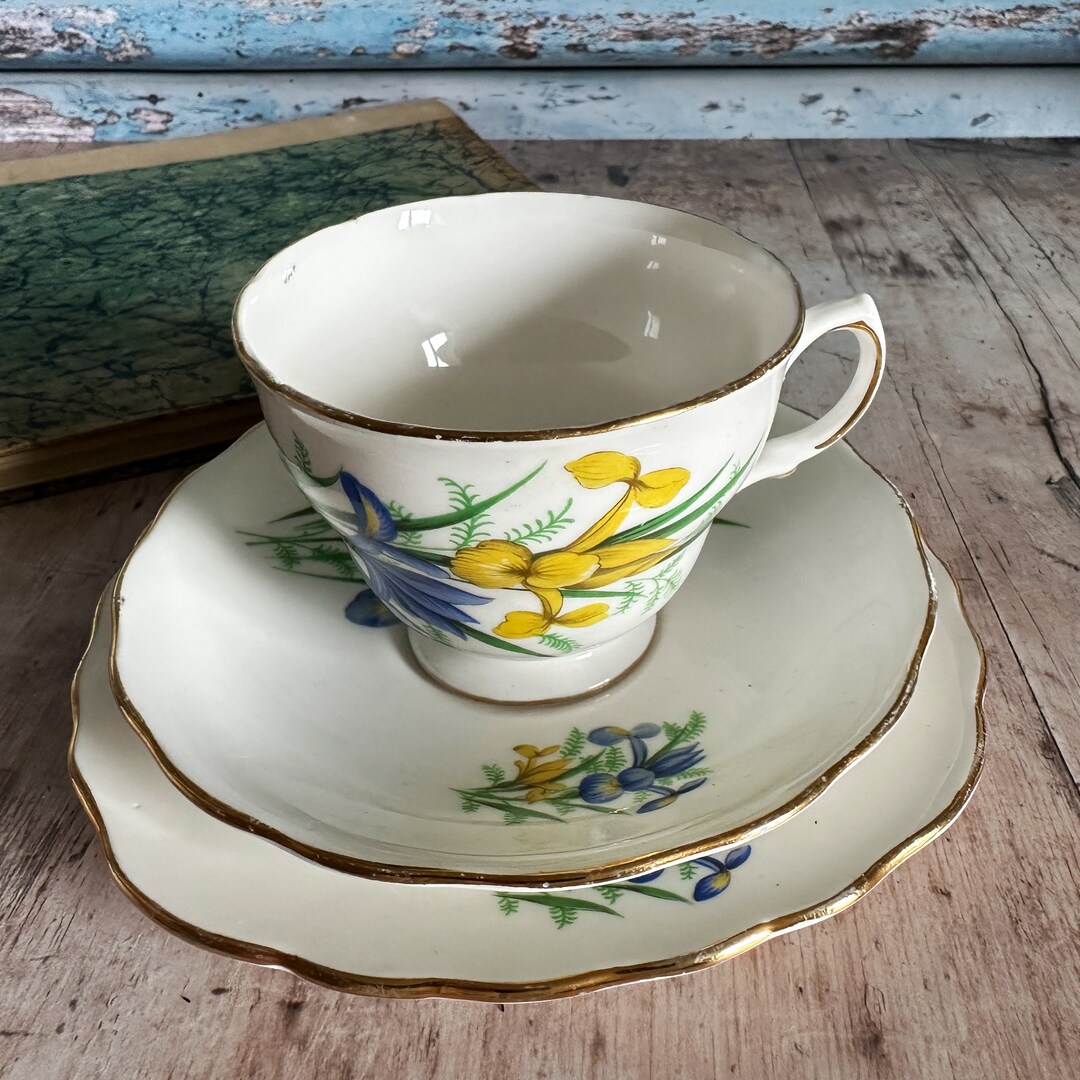 Crown Royal Plate, Cup & Saucer, Trio, Ironstone Ceramics - Etsy