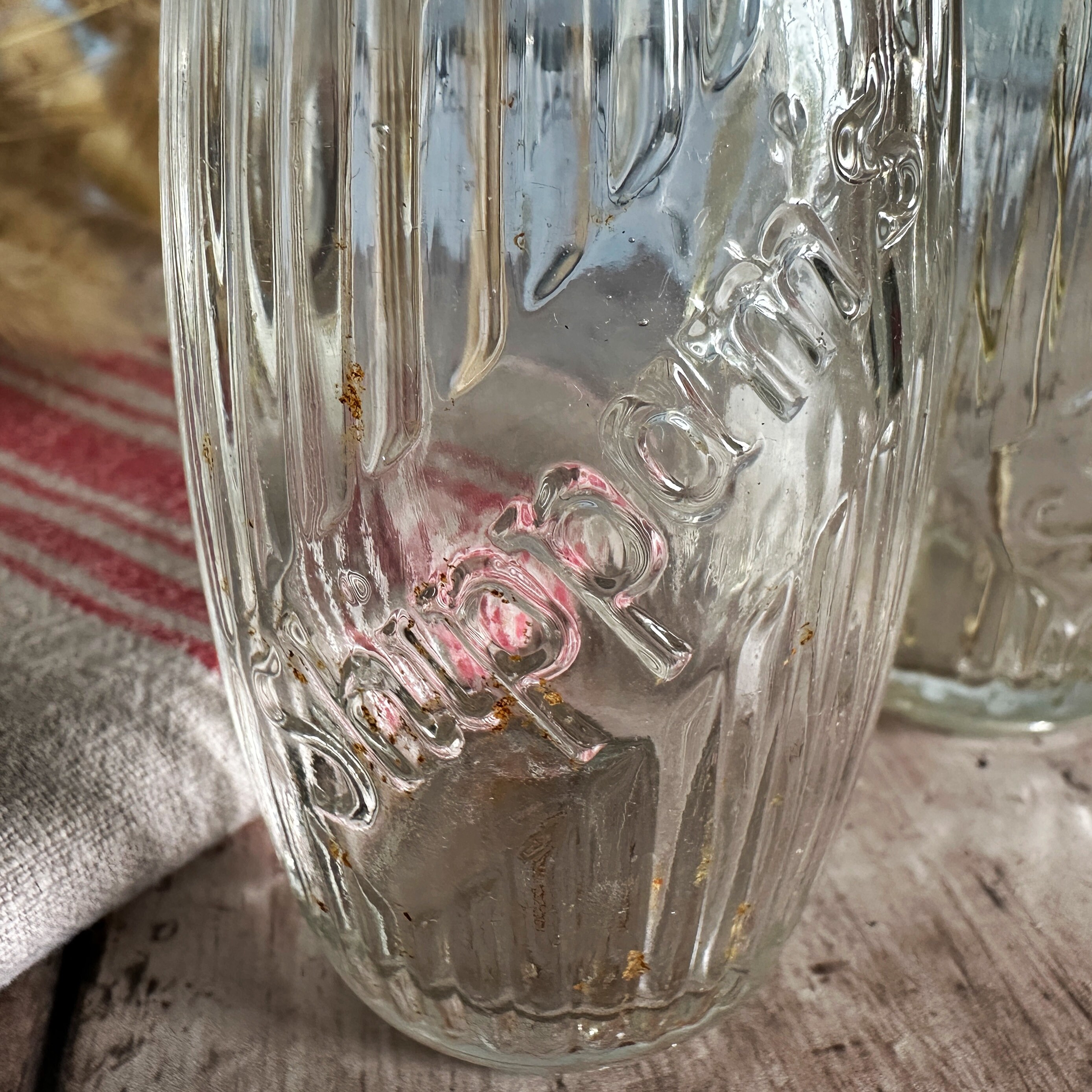 Pair of Vintage Glass Shippams Jars, Vintage Home, Collectibles - Etsy