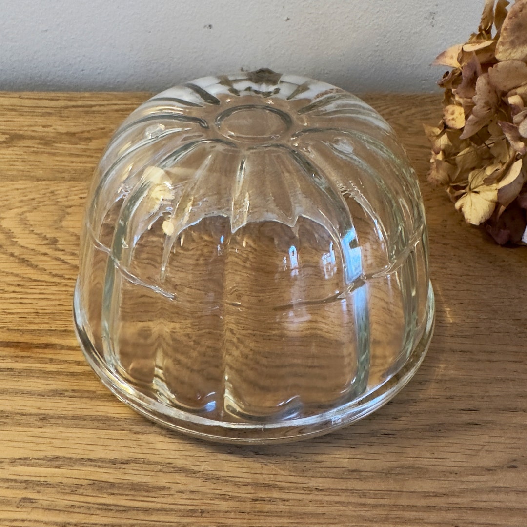 Vintage Glass Round Jelly Mould, Vintage Cookware - Etsy