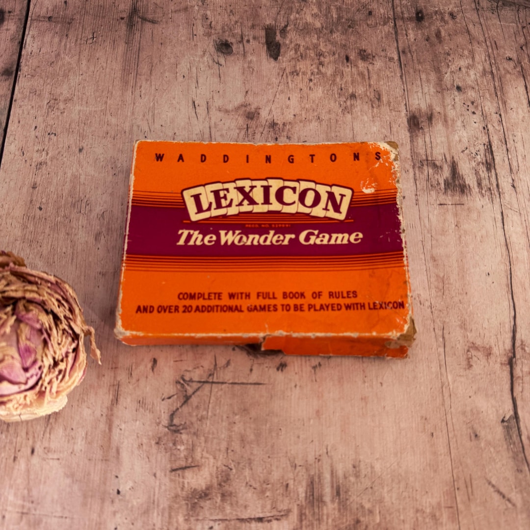 Vintage Lexicon Card Game, Vintage Toys - Etsy