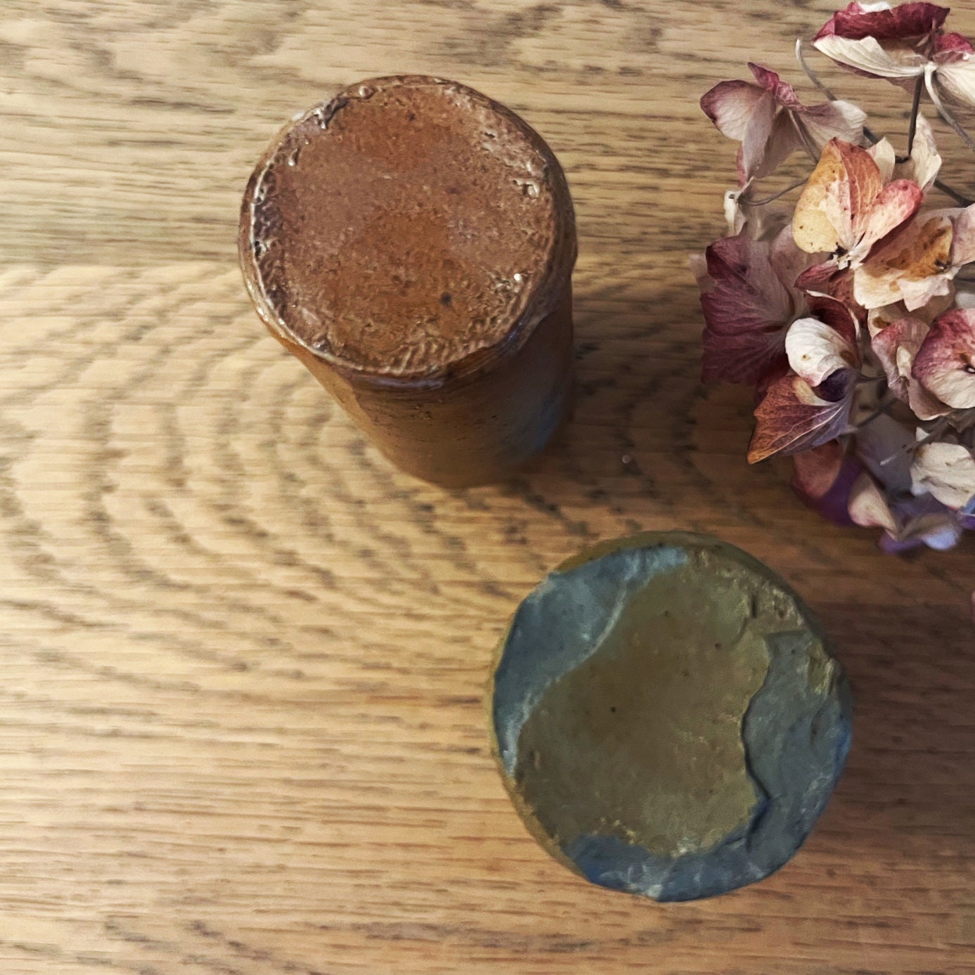 Pair of Vintage Stoneware Ink Pots Stem Pots Farmhouse Decor - Etsy UK