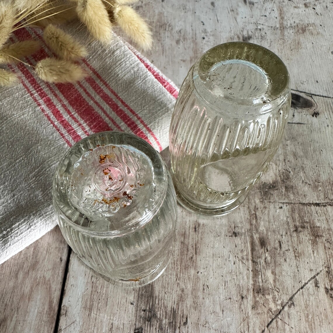 Pair of Vintage Glass Shippams Jars, Vintage Home, Collectibles - Etsy