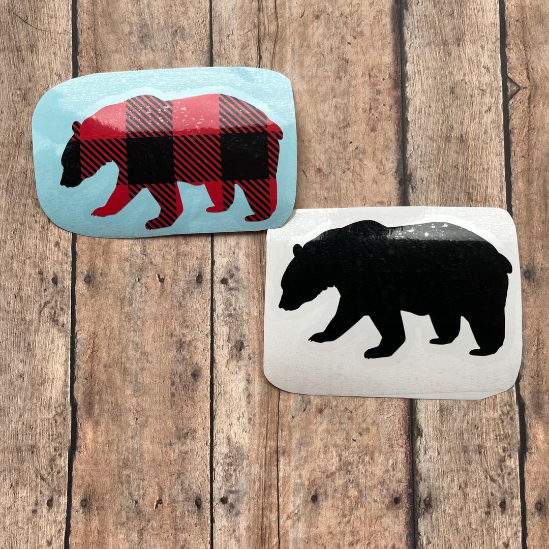 Bear Vinyl Decal | Car Decals | Woodland Animals - Etsy