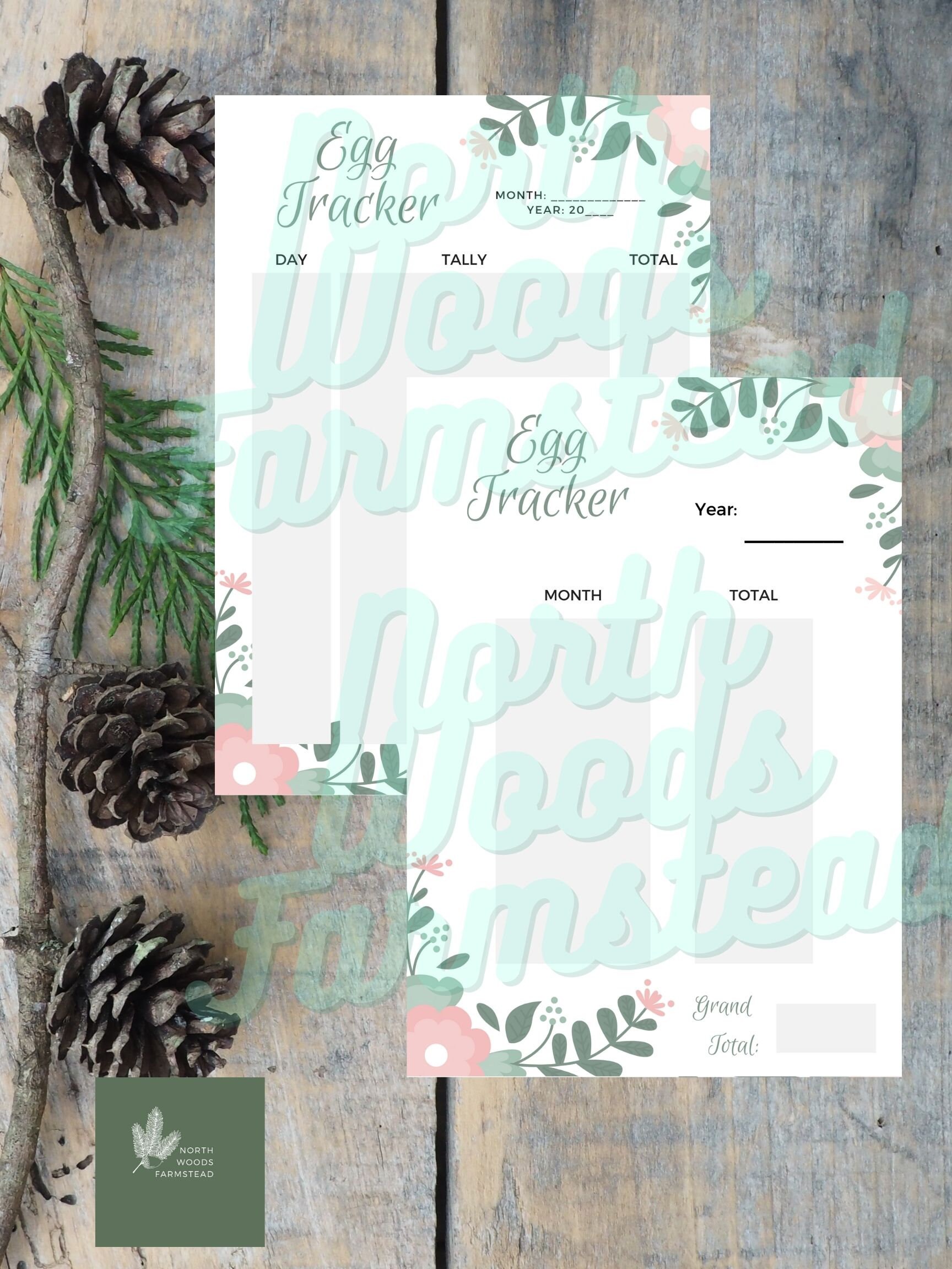 Laying Hens Egg Tracker Complete Package | Digital Download | Homestead ...