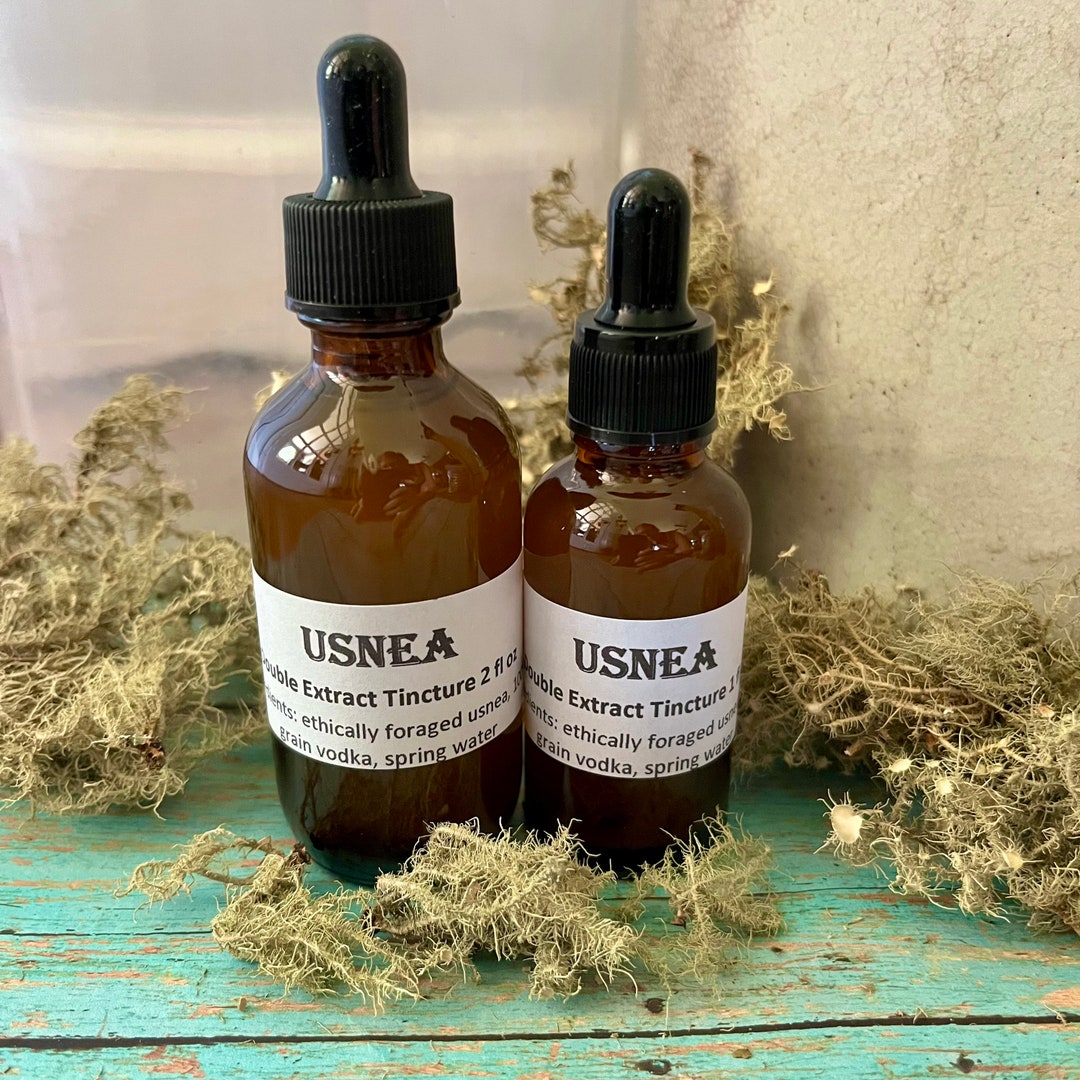 Usnea Double Extract Tincture | Old Man’s Beard Tincture | Usnea Lichen ...