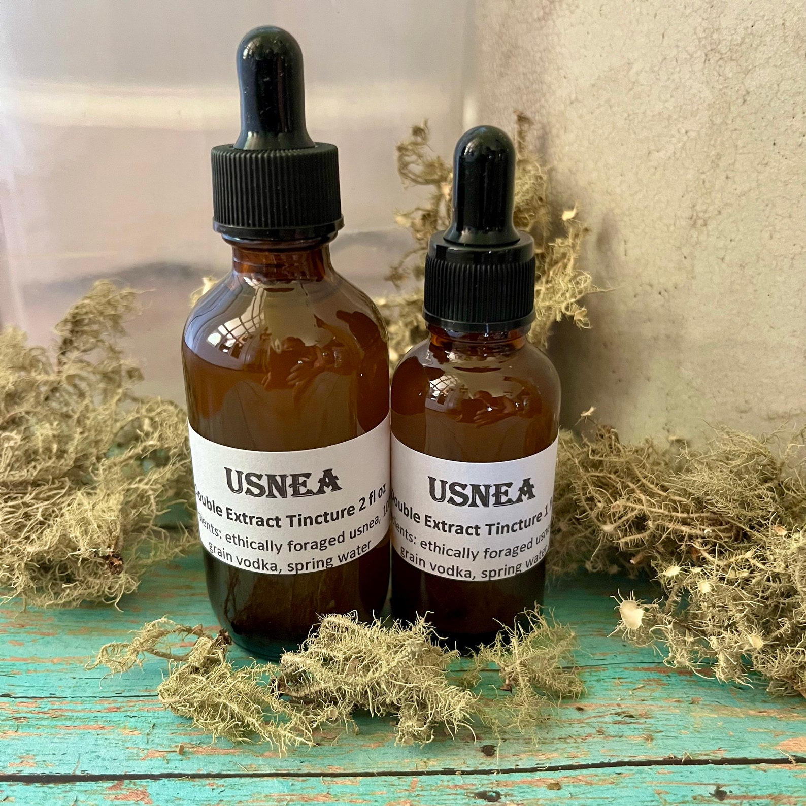 Usnea Double Extract Tincture | Old Man’s Beard Tincture | Usnea Lichen ...