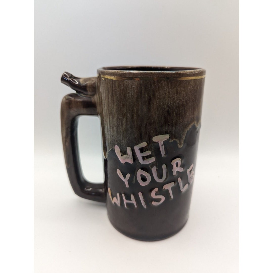 Vintage Wet Your Whistle Whistle for Your Beer Whistling Beer Mug - Etsy