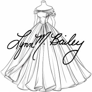 Coloring Page "ball Gowns" Fashion Sketch Printable .pdf Files ...