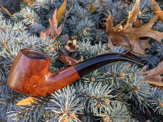 Vintage Sir Duke Sitter Volcano Shape Algerian Briar Made - Etsy