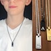 Custom Boys Initial Necklace - Engraved Necklace for Kids - Boys Name ...