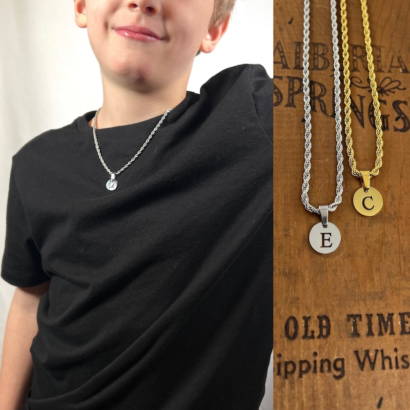 Youth Boys Chain Necklace - Etsy