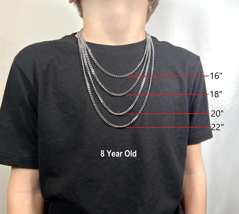 Boys Engraved Cross Necklace Kids Cross Necklace Custom - Etsy