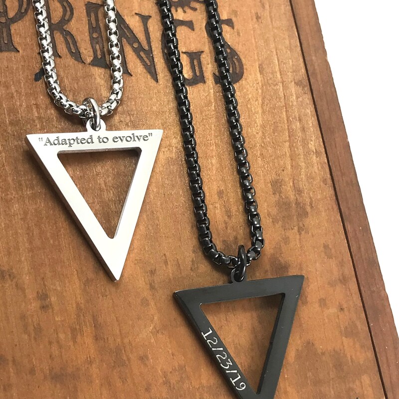 Triangles Necklace - Etsy