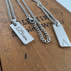 Custom Engraved Boys Name Necklace - Personalized Jewelry for Kids ...