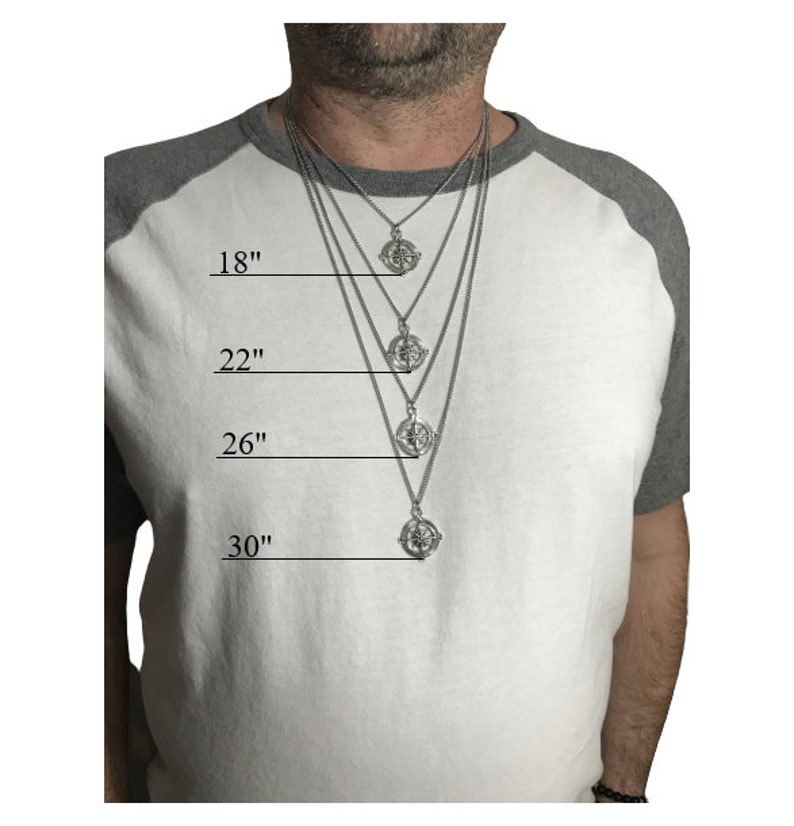 Personalized Coin Necklace With Rope Chain Circle Pendant - Etsy