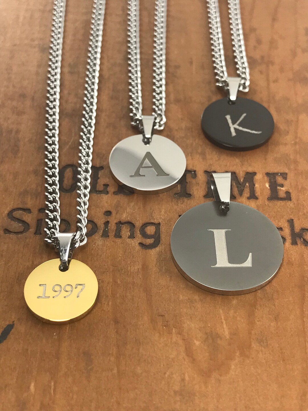 Custom Engraved Pendant - Personalized Pendant - Pendant Only ...