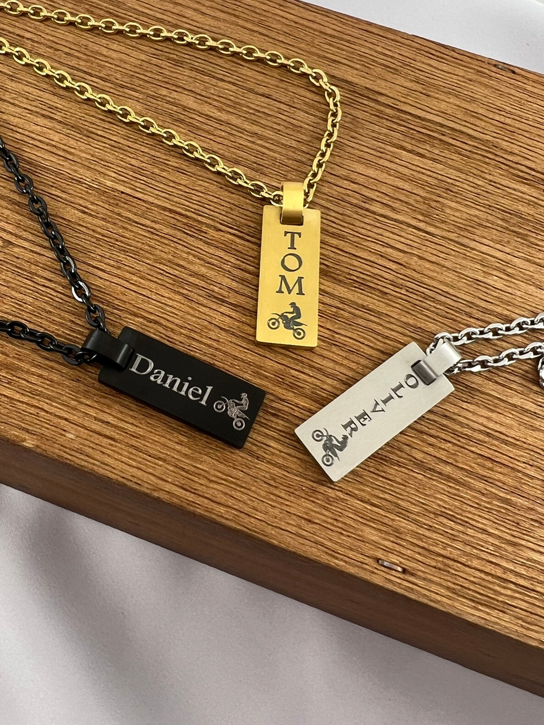 Motocross Necklace - Motocross Pendant Necklace - Gift for Kids - Kids ...