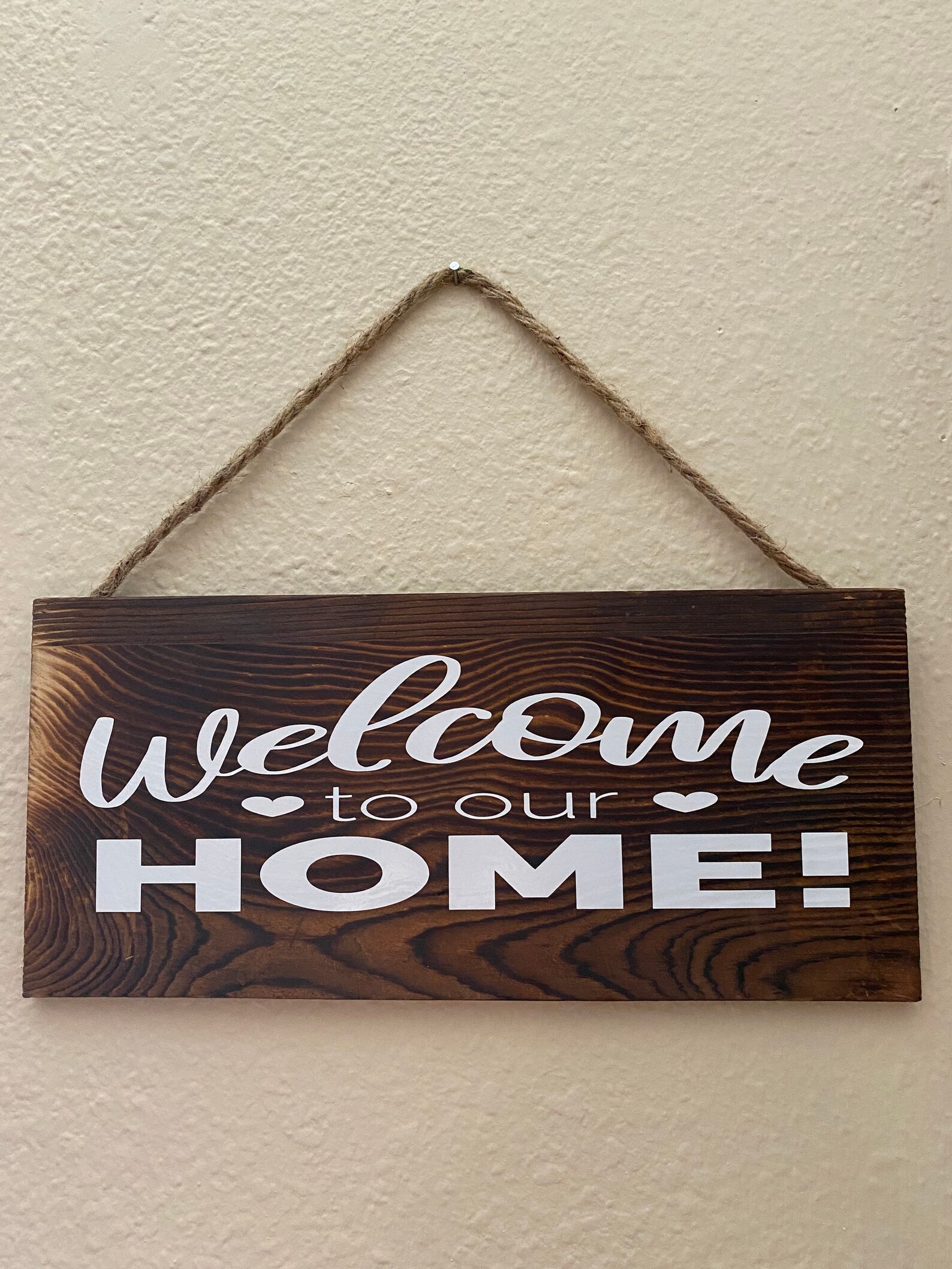 Bienvenido a nuestro letrero de casa señal de puerta | Etsy Bienvenido a nuestro letrero de casa señal de puerta | Etsy