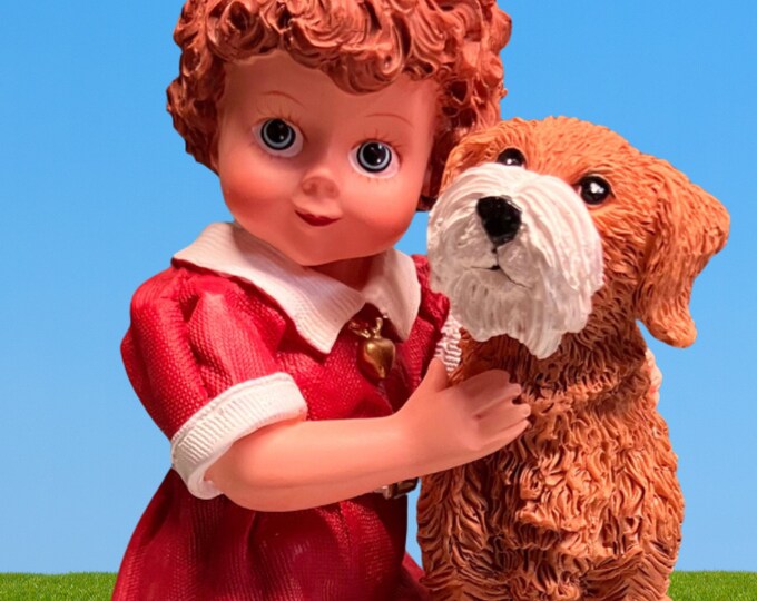 Little Orphan Annie and Sandy Figurine by Madame Alexander. - Etsy