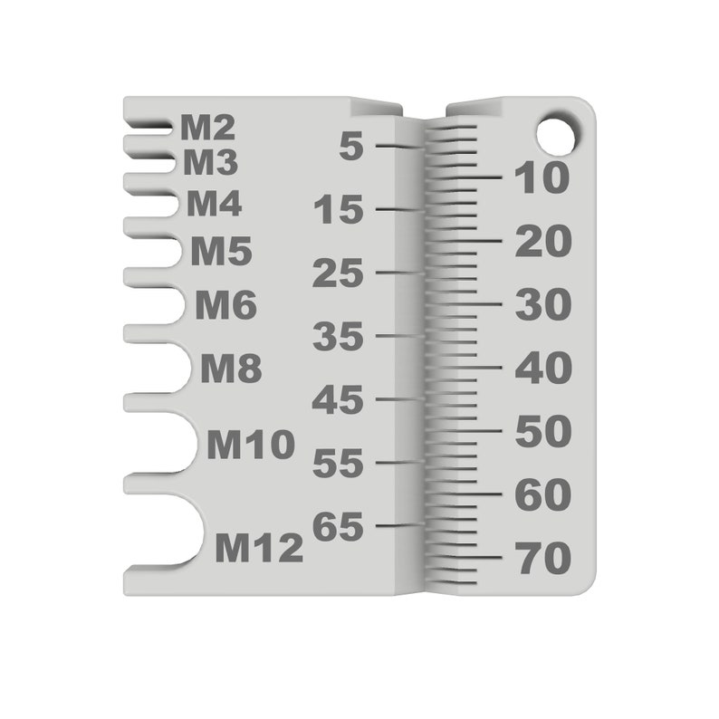 Metric Screw Sorting Gauge - Etsy