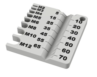 Metric Bolt, Screw & Nut Size Guide / Sorting Jig - Etsy