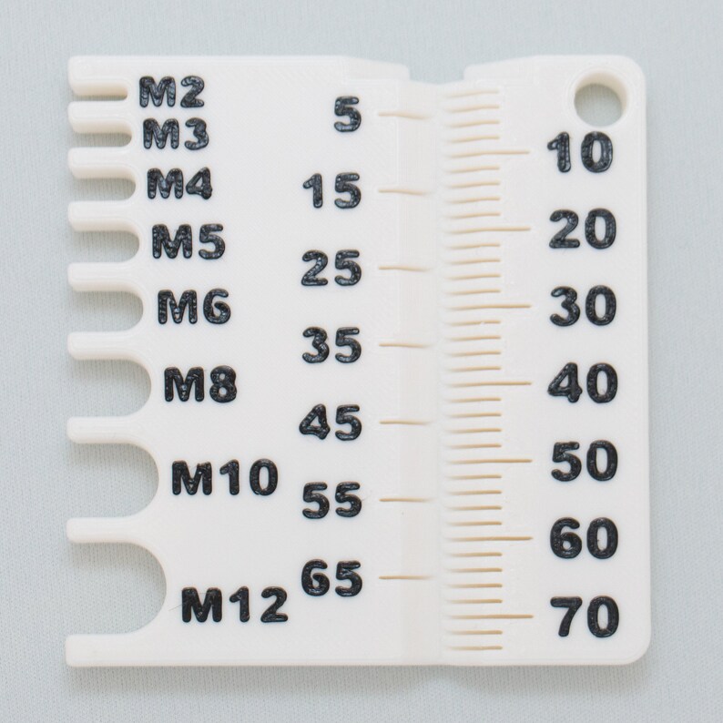 Metric Screw Sorting Gauge - Etsy