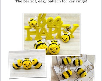 Mini Bee Crochet Pattern PDF How-to Crochet Pattern Baby - Etsy