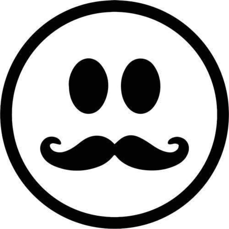 Mustache Vinyl Decal - Etsy