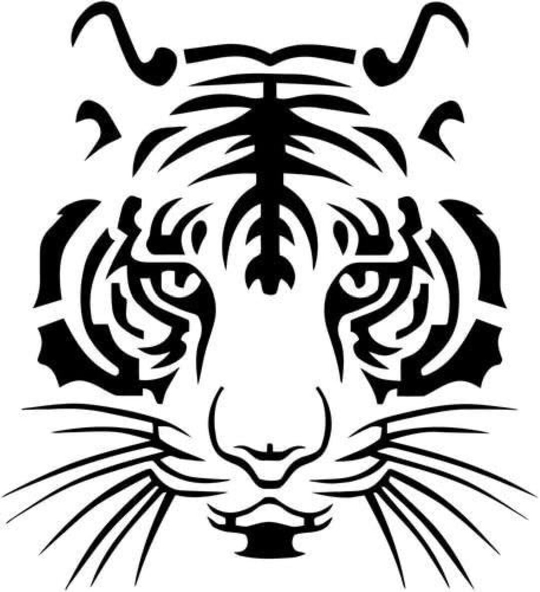 Tiger Face Vinyl Decal Sticker Bumper Car Truck Window - Etsy Canada