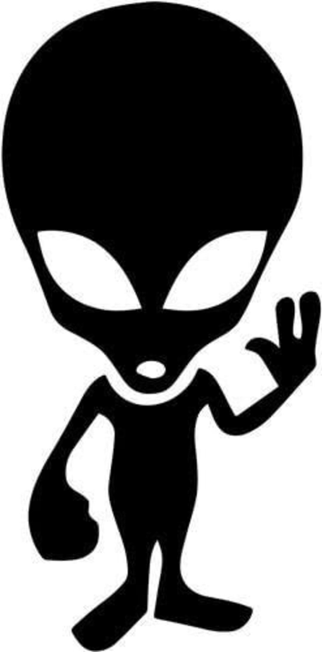 Alien Peace Vinyl Decal Sticker Bumper Car Truck Window - Etsy