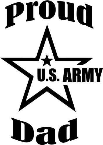 Proud Us Army Dad Vinyl Decal Sticker Bumper Car Truck Window | Etsy