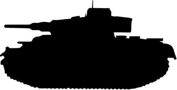 WW2 Panzer Tank Military Vinyl Decal Sticker Bumper Car Truck - Etsy