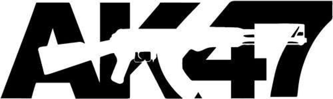 Ak-47 Assault Rifle Weapon Vinyl Decal Sticker Bumper Car Truck Window ...