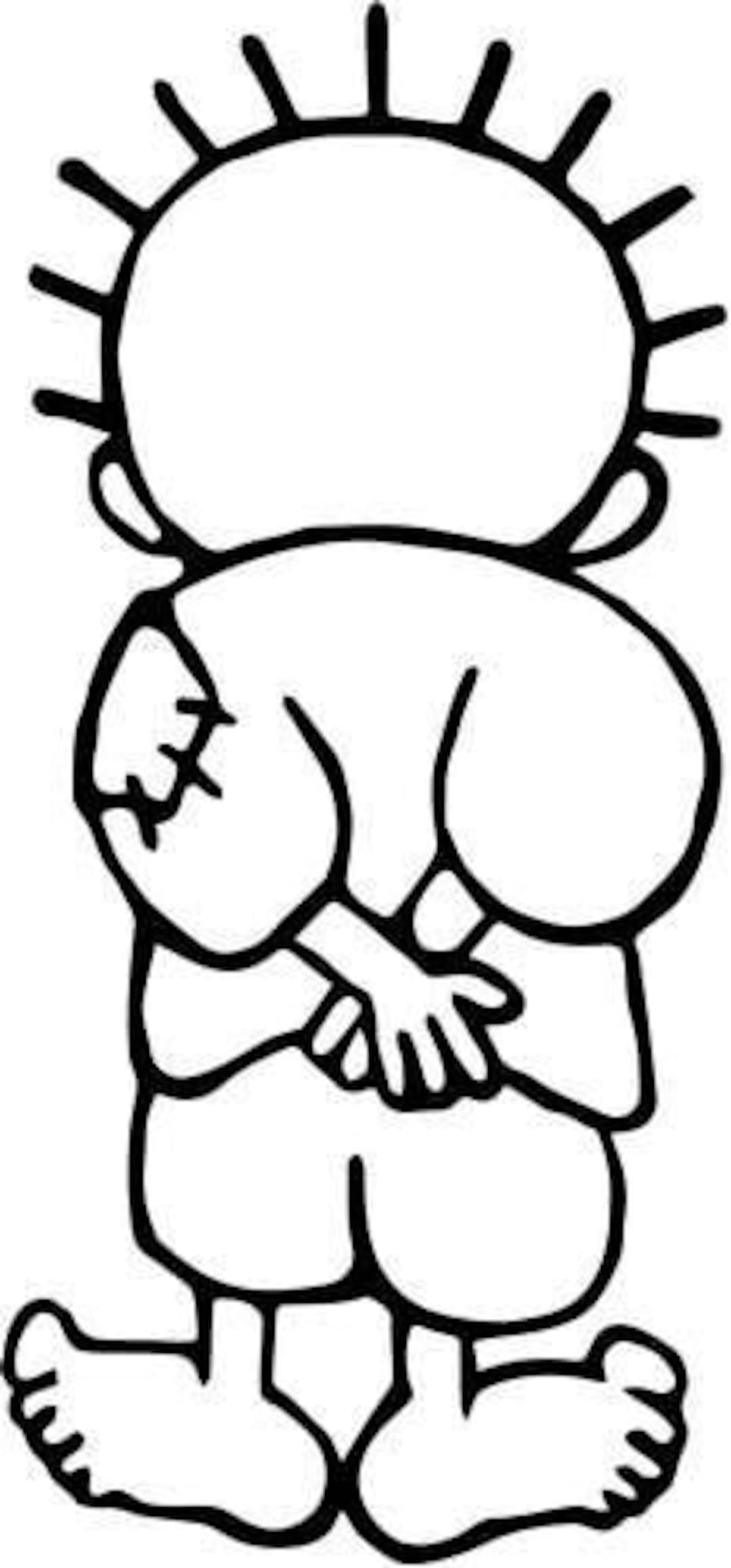 Handala Hanzala Palestine Boy Vinyl Decal Sticker Bumper Car Truck ...