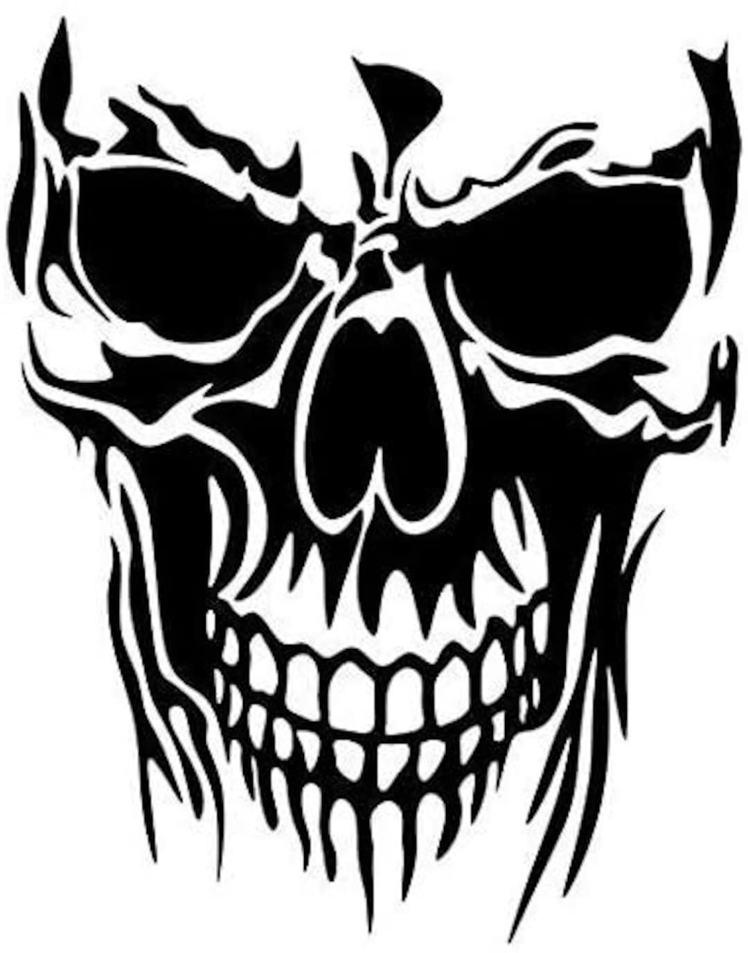 Death Demon Skull Decal Sticker Vinyl Car Home Truck Window Laptop Made ...