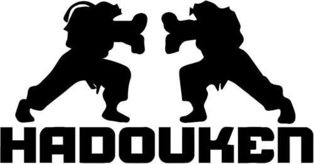 Street Fighter Hadouken Vinyl Decal Sticker Bumper Car Truck Window - Etsy