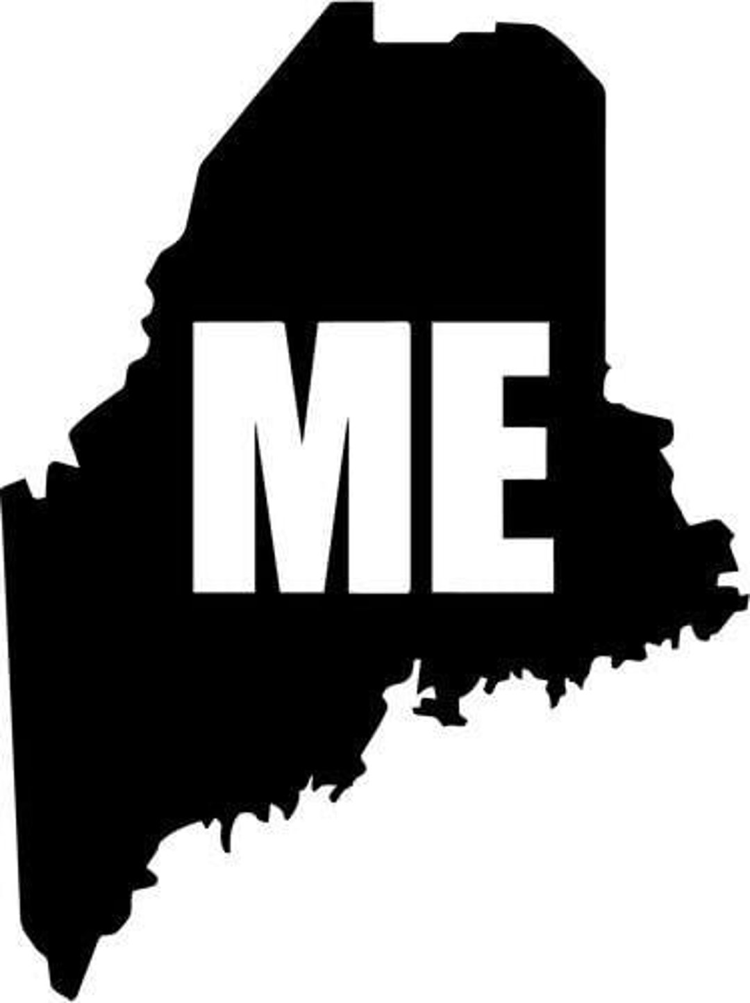 Maine State Map Vinyl Decal Sticker Bumper Car Truck Window - Etsy