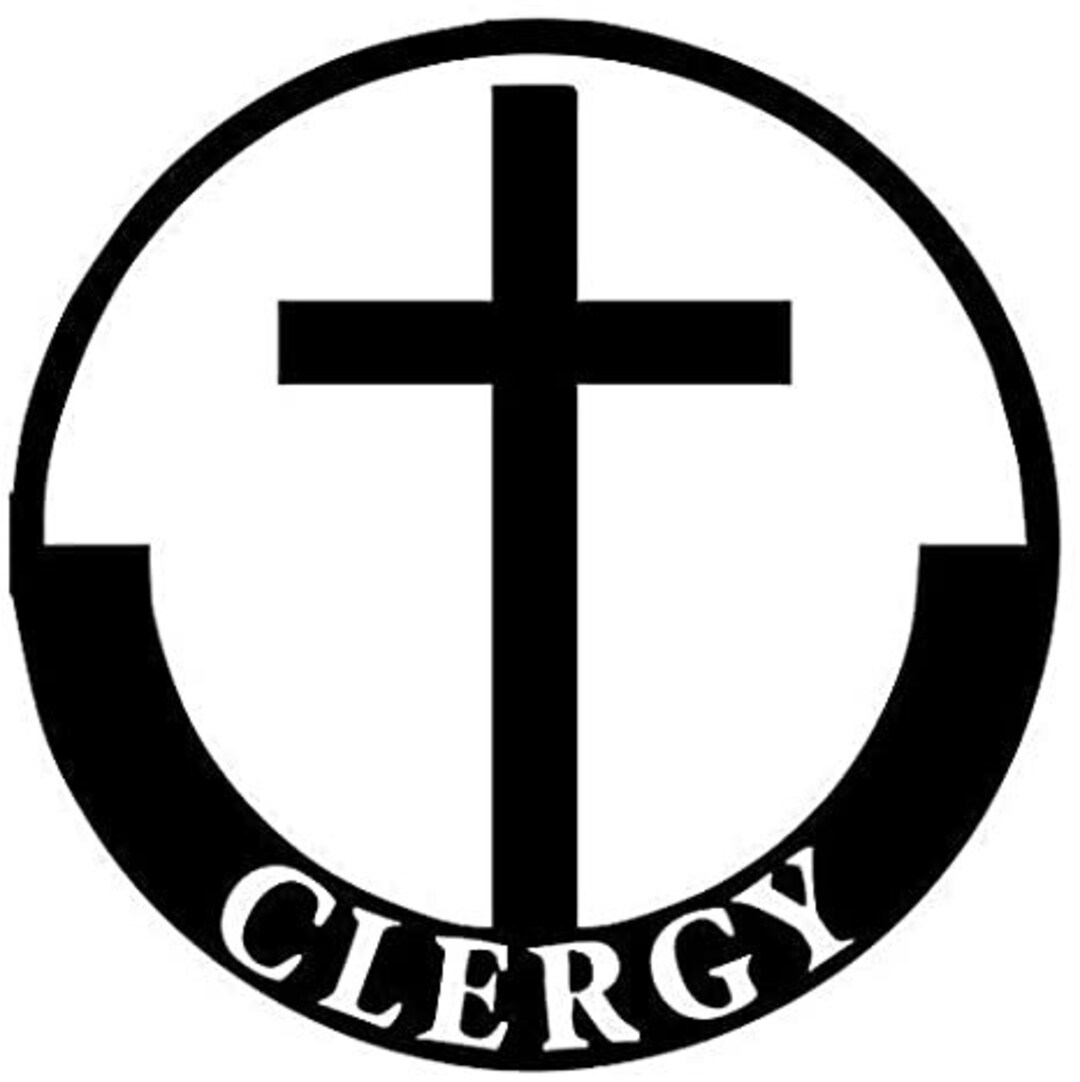 Clergy Christian Religion Sticker Graphic Auto, Wall, Laptop, Cell ...