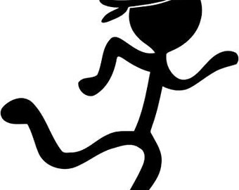 Running Bumper Sticker - Etsy