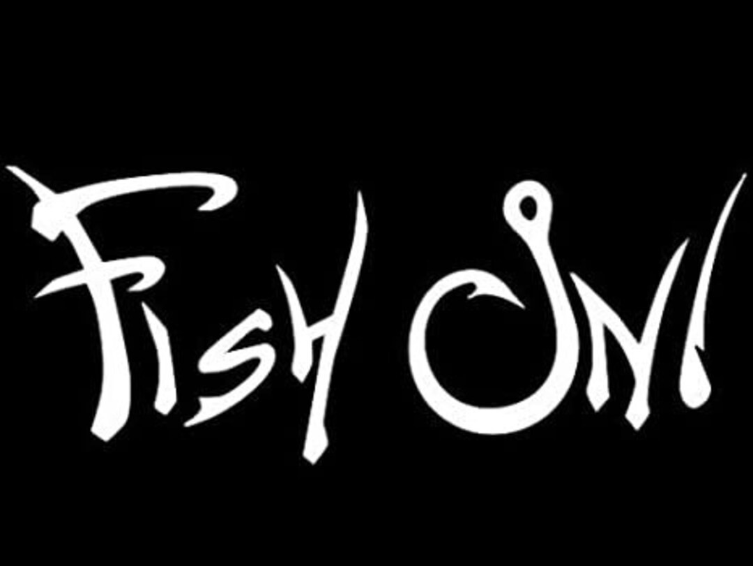 Fish on - Decal Sticker Vinyl Car Home Truck Window Laptop - Made in ...