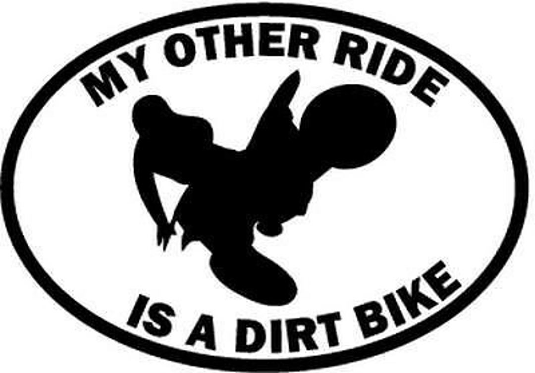 RIDE DIRT BIKE Motorcycle Vinyl Decal Sticker Vinyl Decal Sticker for ...