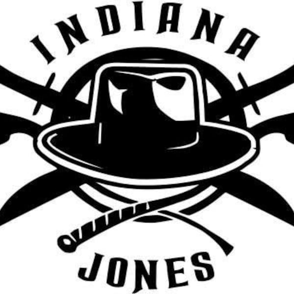 Indiana Jones Decal - Etsy