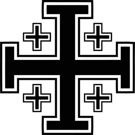 Jerusalem Cross Vinyl Decal Sticker Bumper Car Truck Window | Etsy