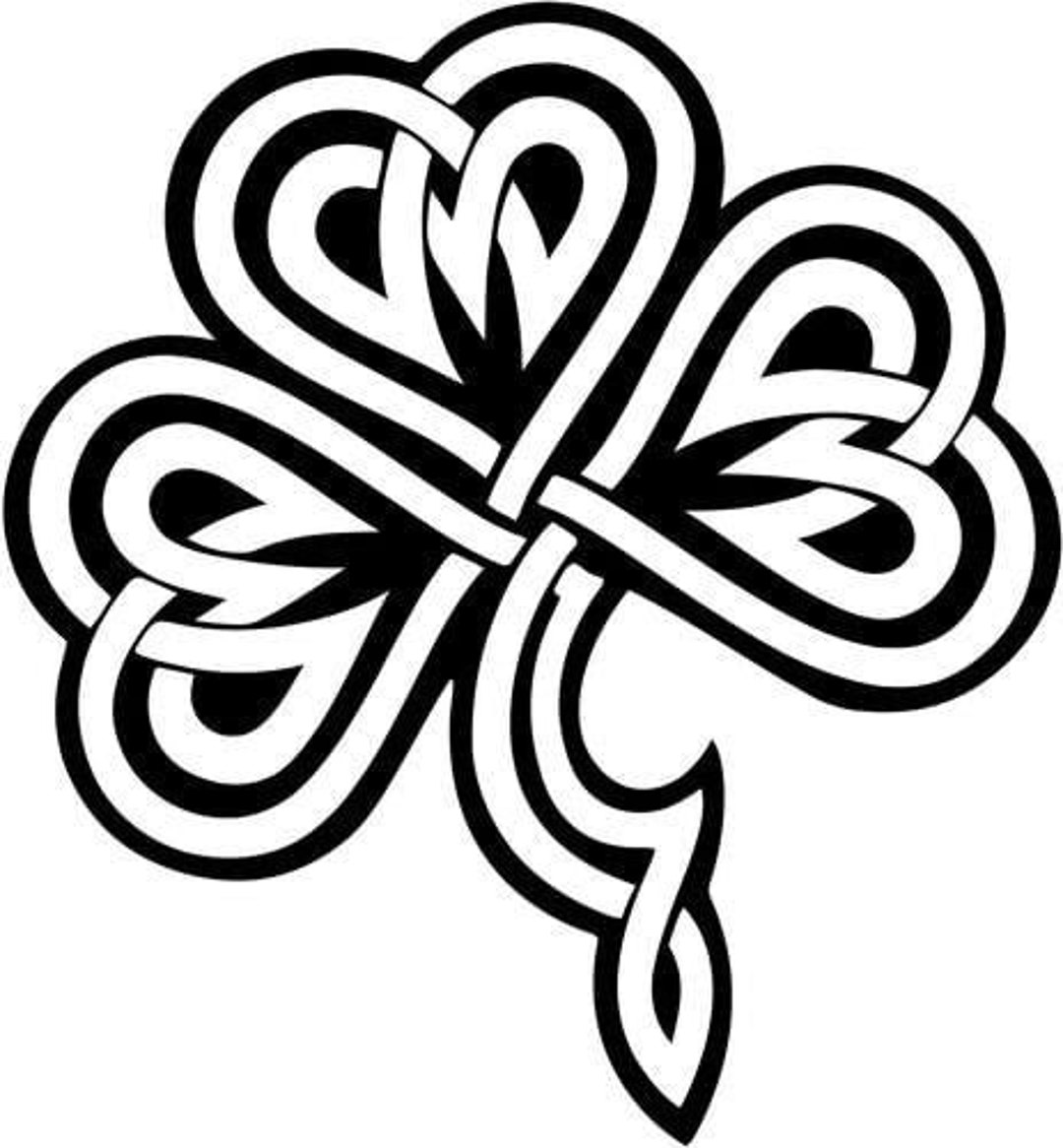 Celtic Shamrock Irish Vinyl Decal Sticker Bumper Car Truck Window - Etsy