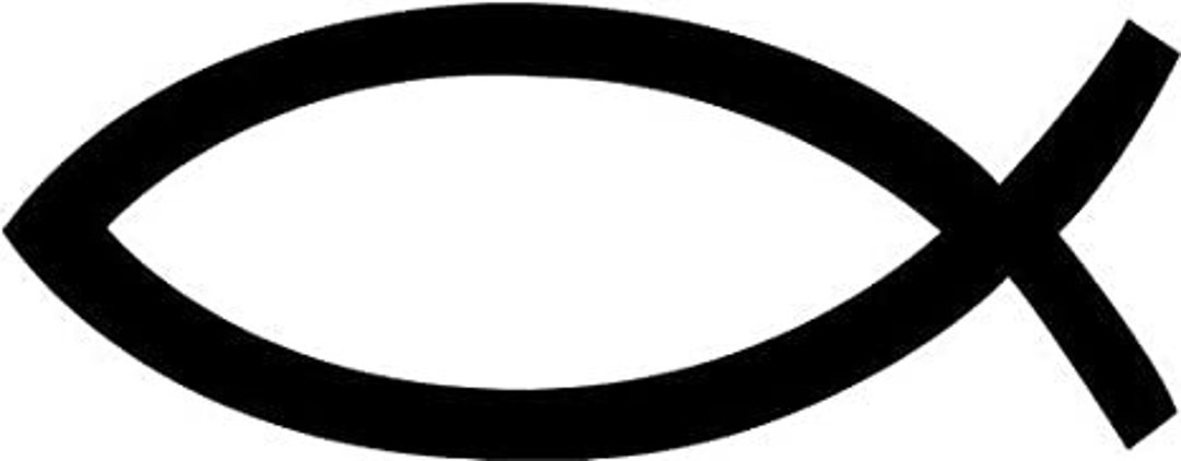 Jesus Fish Vinyl Decal Sticker Bumper Car Truck Window - Etsy