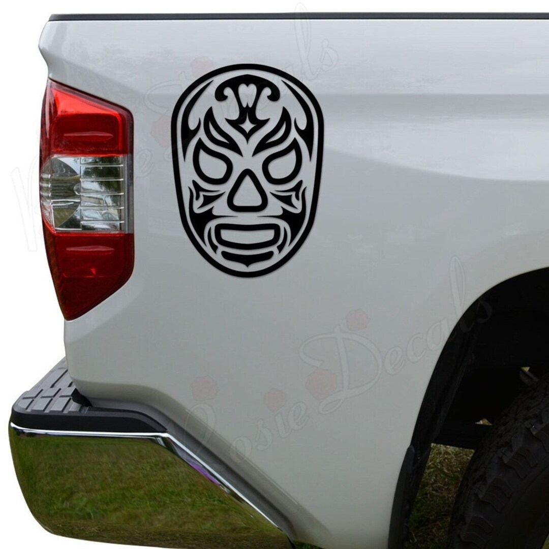 Lucha Libre Luchador Santo Fuego Mask Wrestling Die Cut Vinyl Decal ...