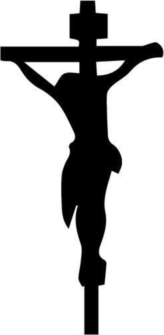 Jesus Christ Cross Vinyl Decal Sticker Bumper Car Truck Window - Etsy