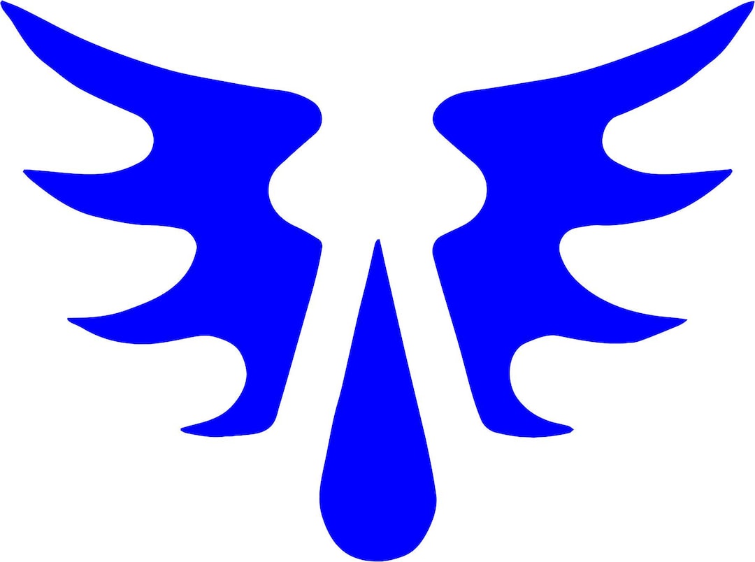 Angel Wings Bleeding Blood Decal Sticker for Use on Laptop, Helmet, Car ...