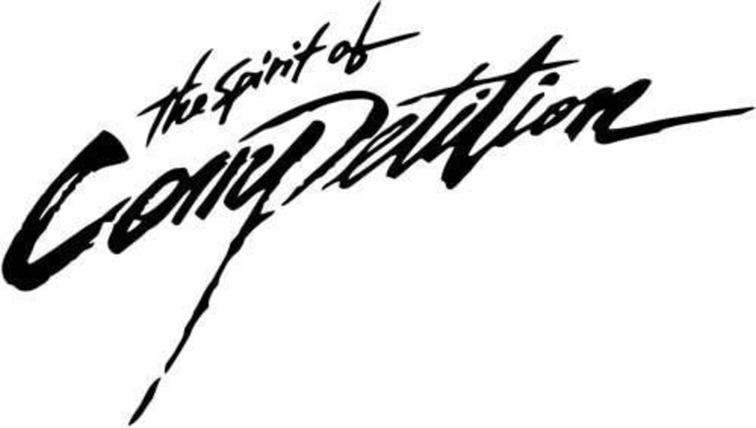 The Spirit of Competition Vinyl Decal Sticker Bumper Car Truck Window ...