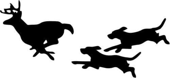 Dog Hunting Deer Sportsman Vinyl Decal Sticker Bumper Car - Etsy